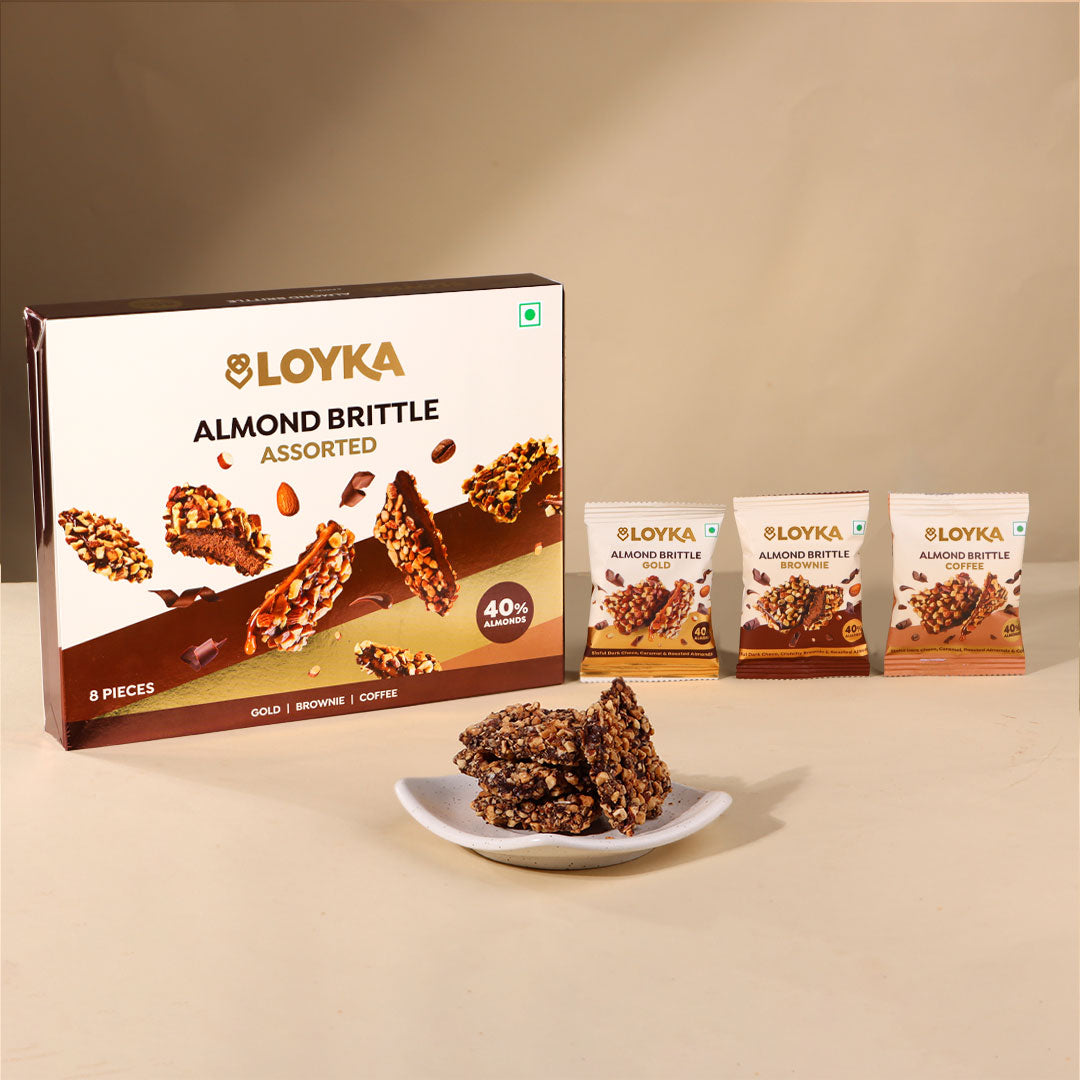 Almond Brittle Assorted 8 Pcs Box – Loyka
