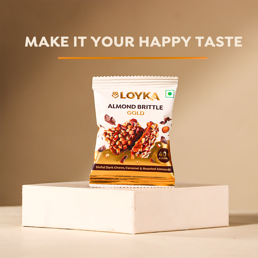 Loyka Almond Brittle Heart Shaped Bouquet - Loyka Confectionery