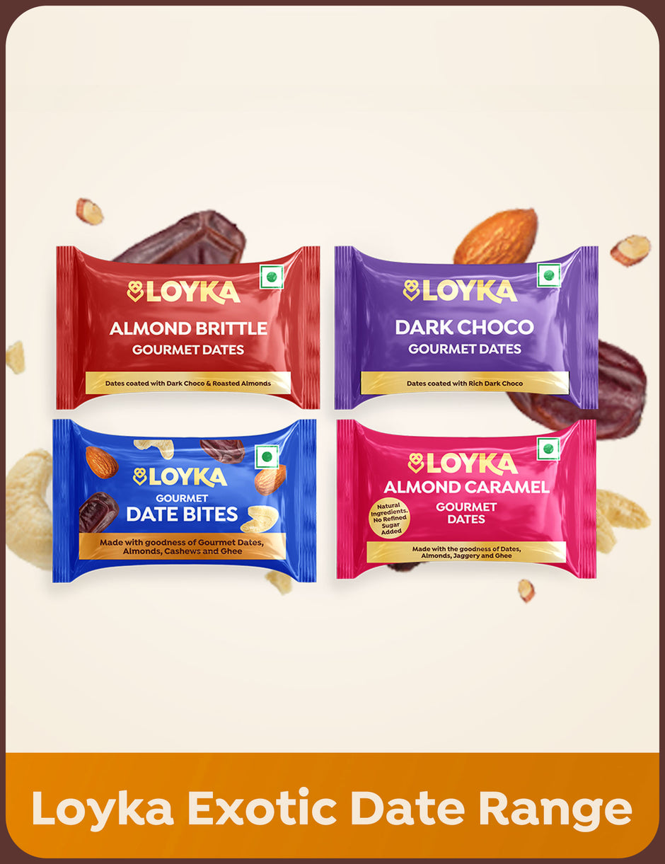 Loyka | Almond Brittle | Stuffed Dates | Almond Cookies | Florentines