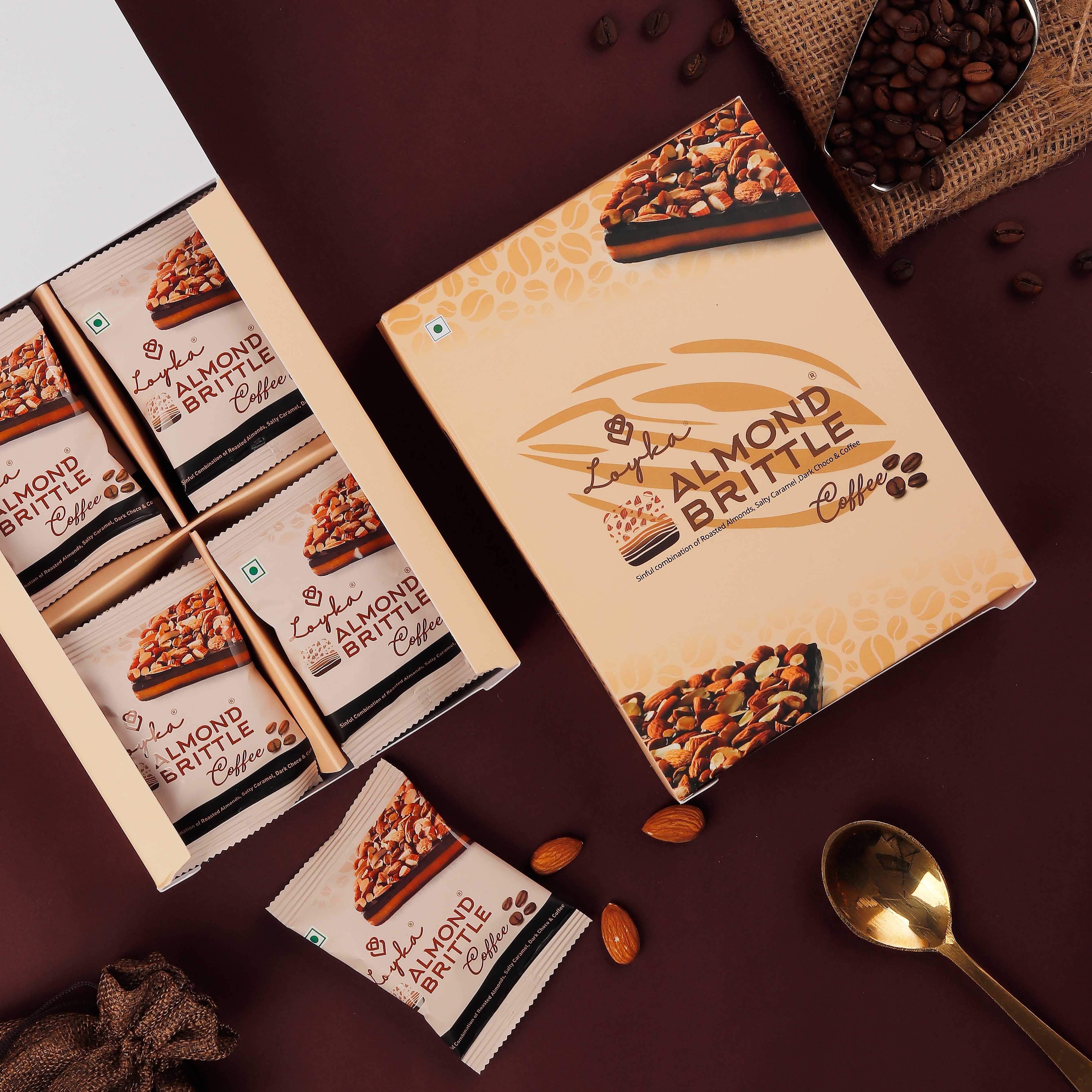Almond Brittle Coffee 12 pcs box – Loyka