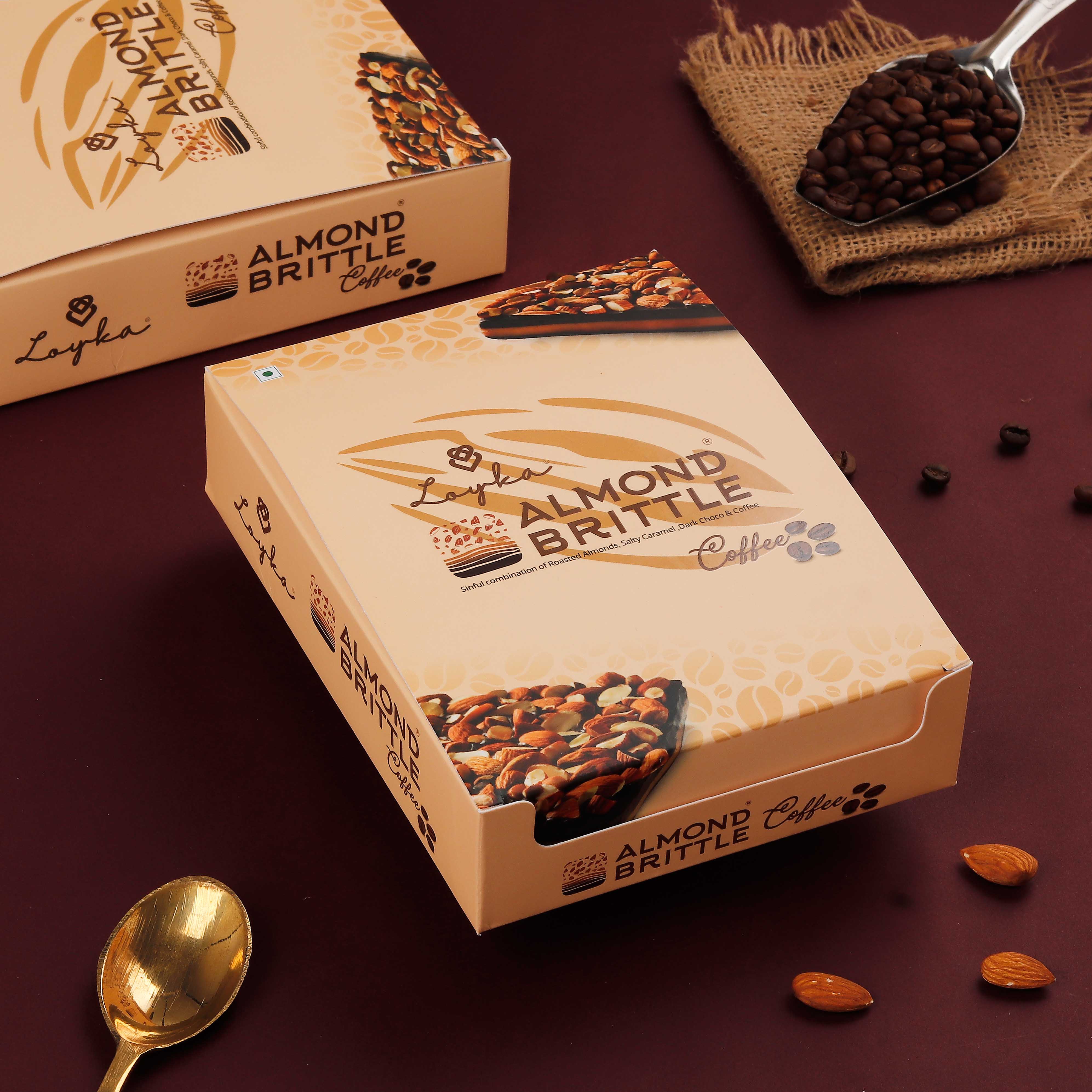 Almond Brittle Coffee 12 pcs box – Loyka